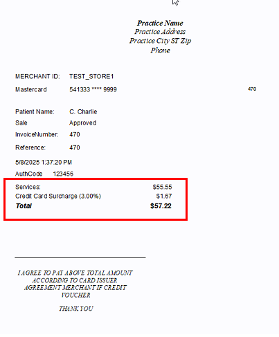 Credit Card Surcharge for TDO Payments