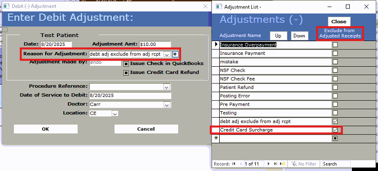 Credit Card Surcharge for TDO Payments