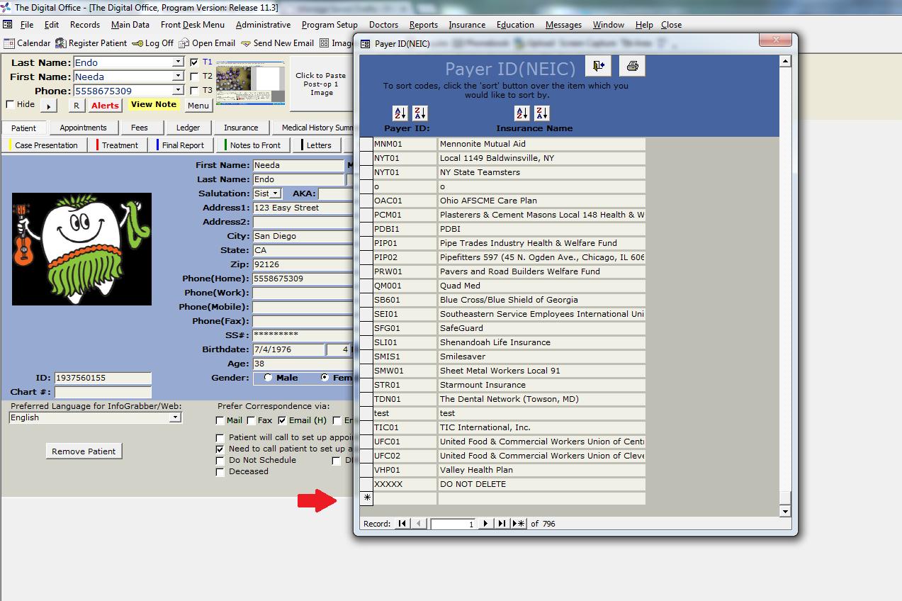 How to add a Payer ID