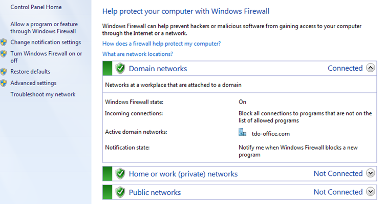 How to Turn off Firewalls on a workstation
