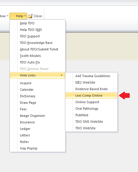 Checking the Online Lexicomp Database