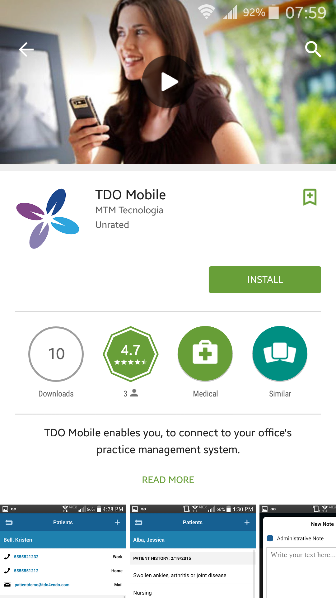 TDO Mobile - Application setup, upgrade, & uninstall