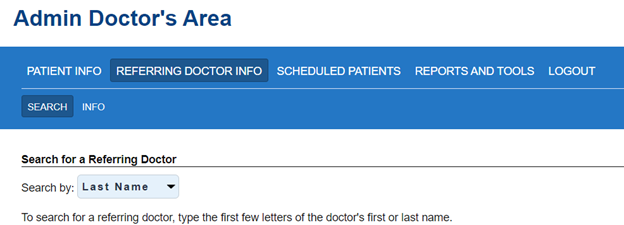 Helping Referring Doctors Reset their Password