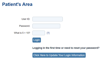 Online Patient Registration - Print View