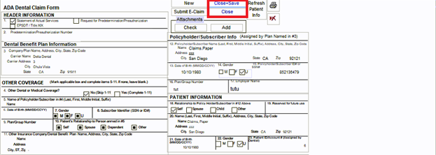 Insurance - Centralized Claims with DXC - view current claims [v12.405g ...