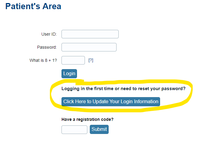 Online Patient Registration - Print View