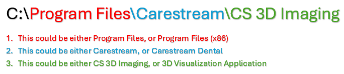 Carestream CBCT Integration - 8100, 8200, 9000, or 9600